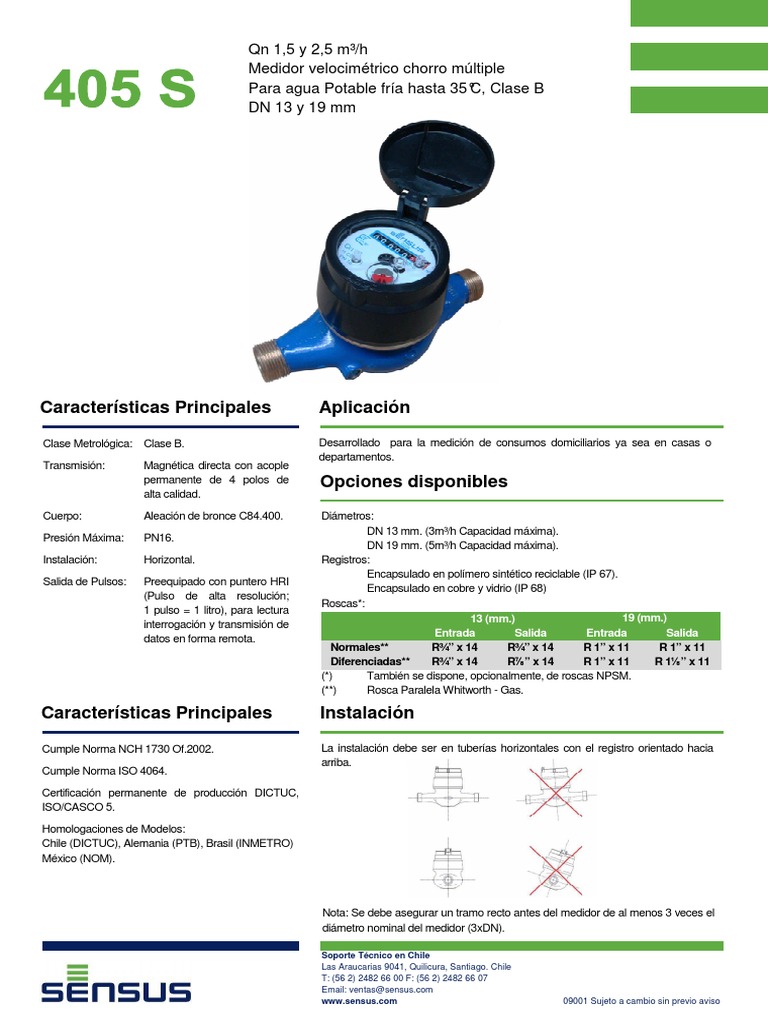 Ficha - Tecnica - MAP SENSUS 405 - S - 13-19 | PDF | Naturaleza