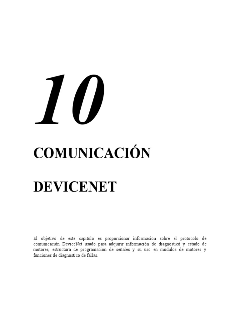 GUIA - Comunicación DeviceNet | PDF | Poco | Red de computadoras
