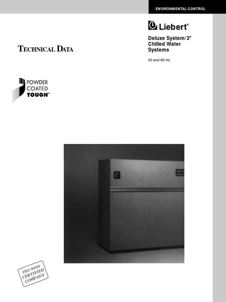 EEL - LIEBERT - Deluxe System Chilled Water Systems | PDF | Relative ...