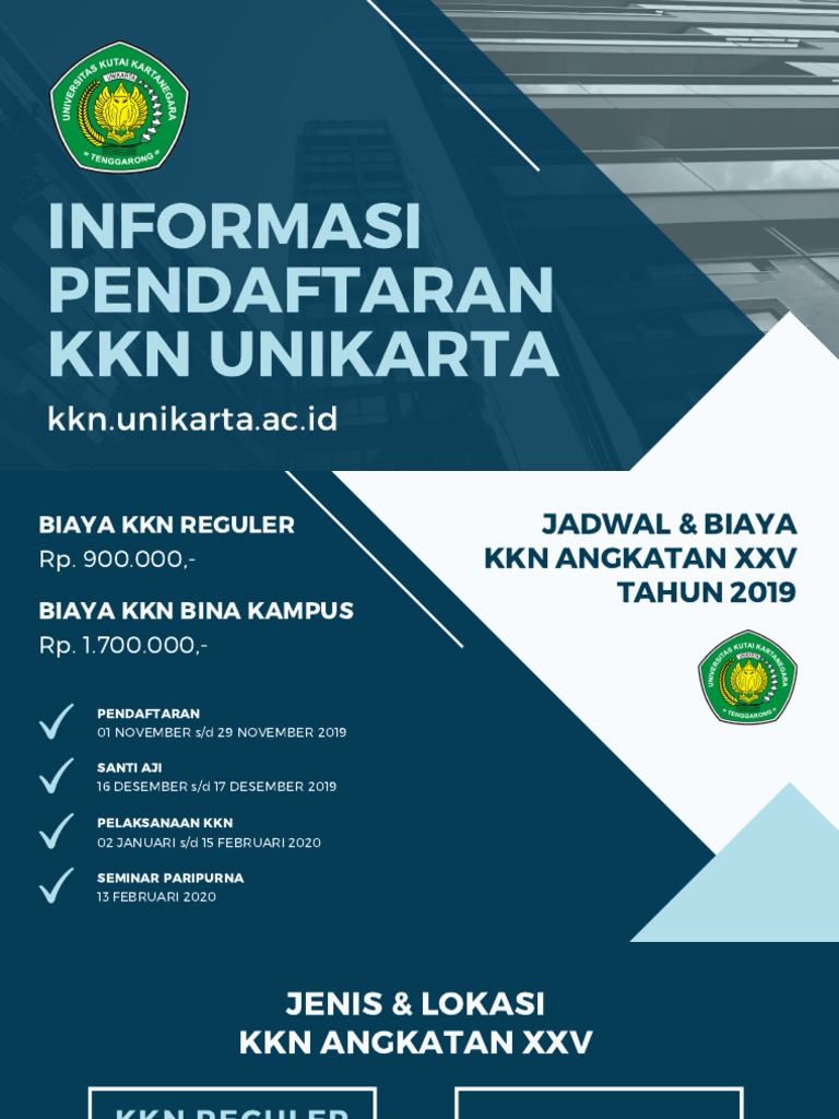 Panduan Pendaftaran KKN Unikarta 1 | PDF