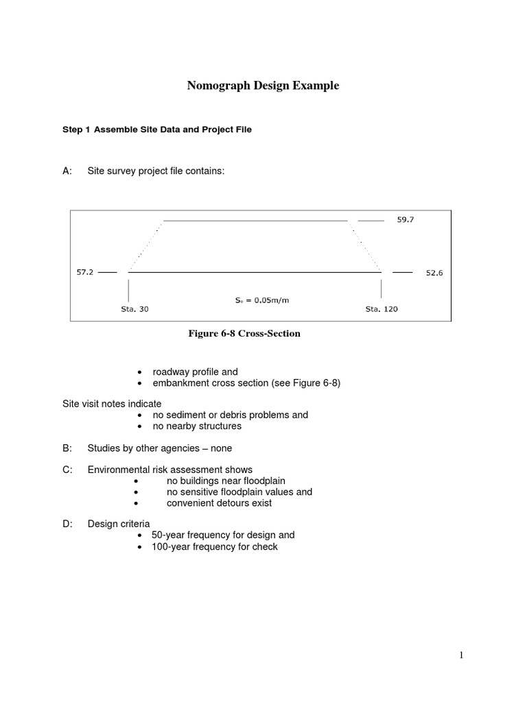 Exercise Culvert Design Nomograph PDF | PDF | Civil Engineering | Nature