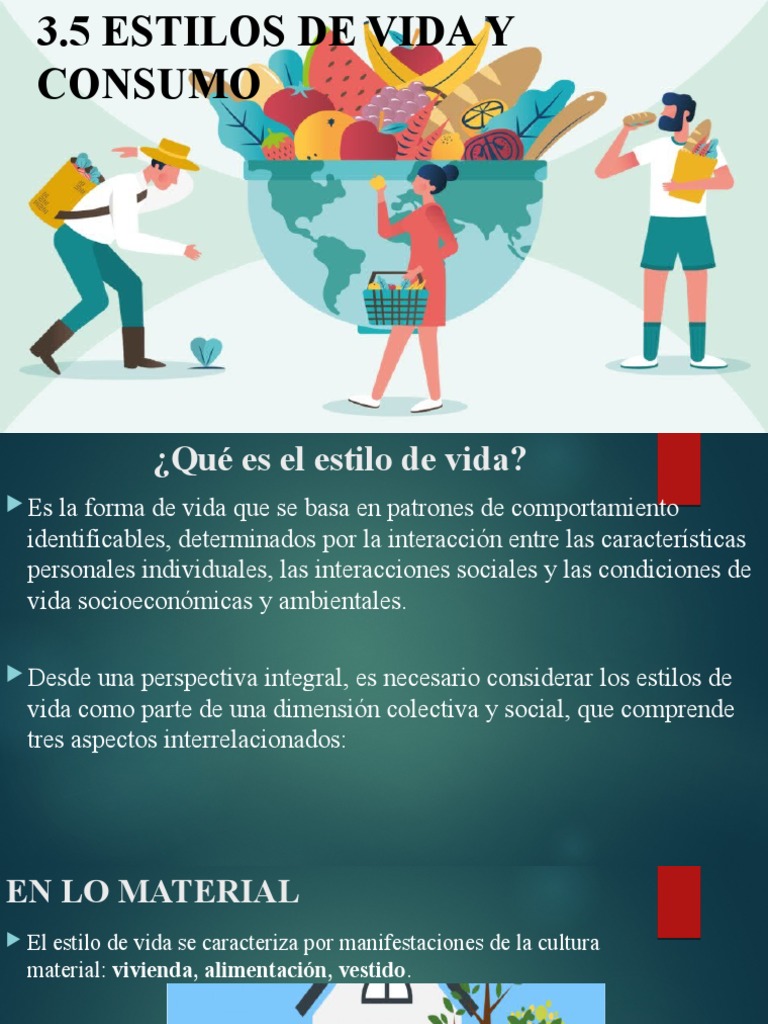 3.5 Estilos de Vida y Consumo | PDF | Consumo (economía) | Comportamiento