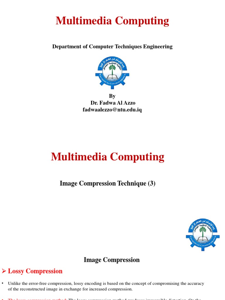Image Compression 3 Update | PDF | Data Compression | Discrete Fourier Transform