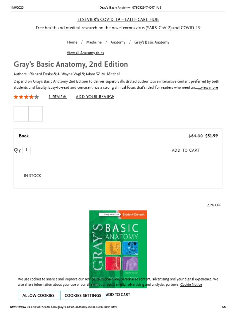 Gray's Basic Anatomy, 2nd Edition | PDF | Anatomy | Medicine