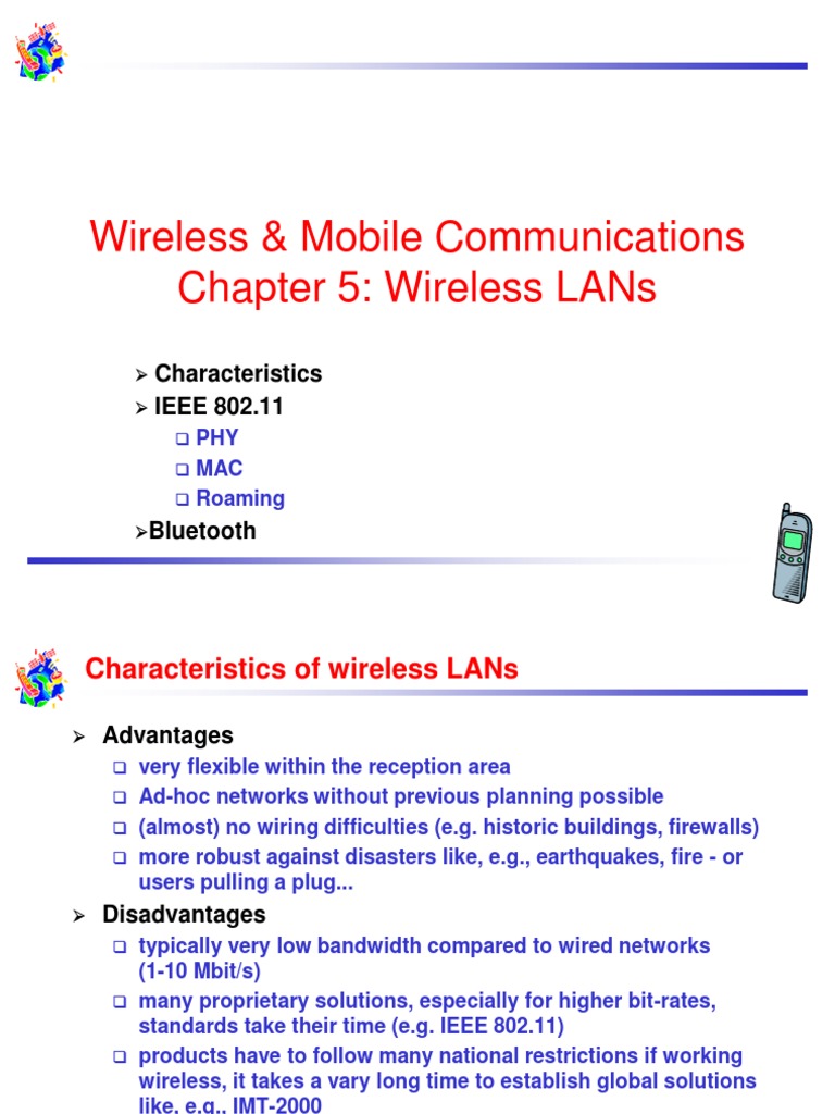 Ch5-Wireless LANs PDF | PDF | Ieee 802.11 | Wireless Lan