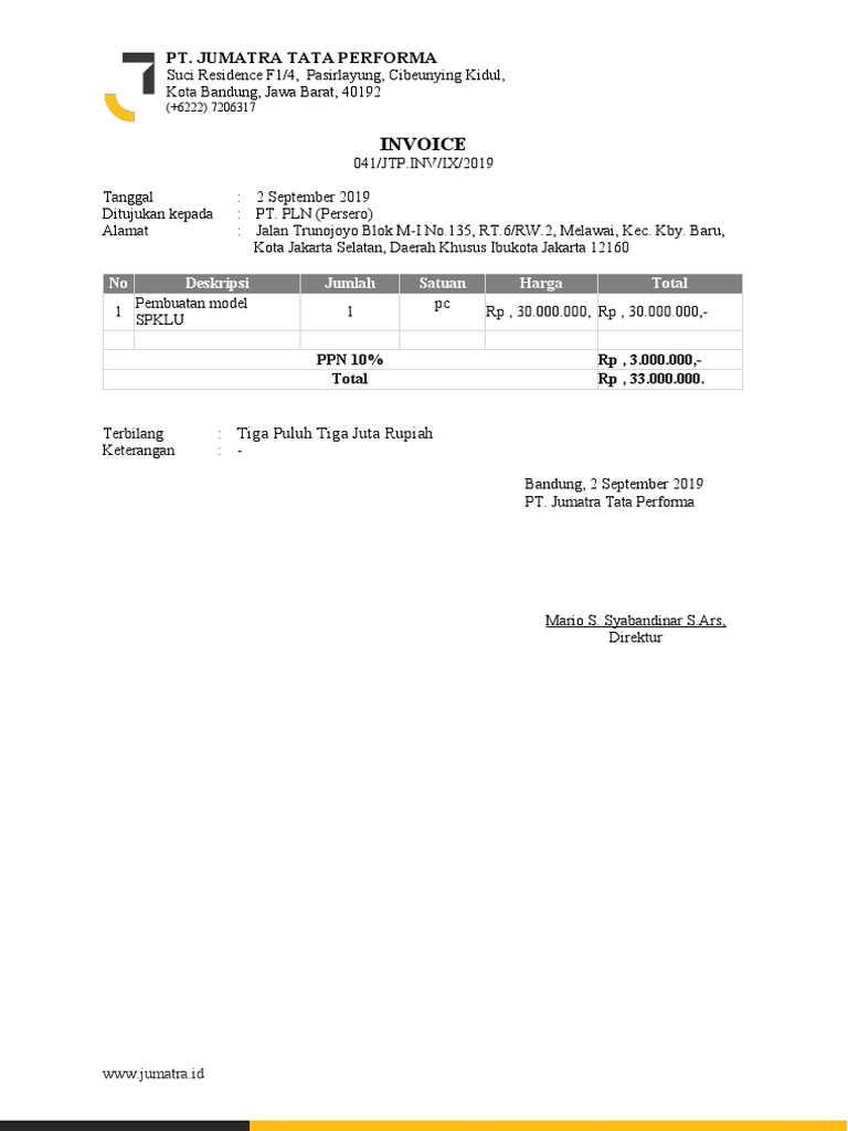 Format - Invoice - Maket | PDF