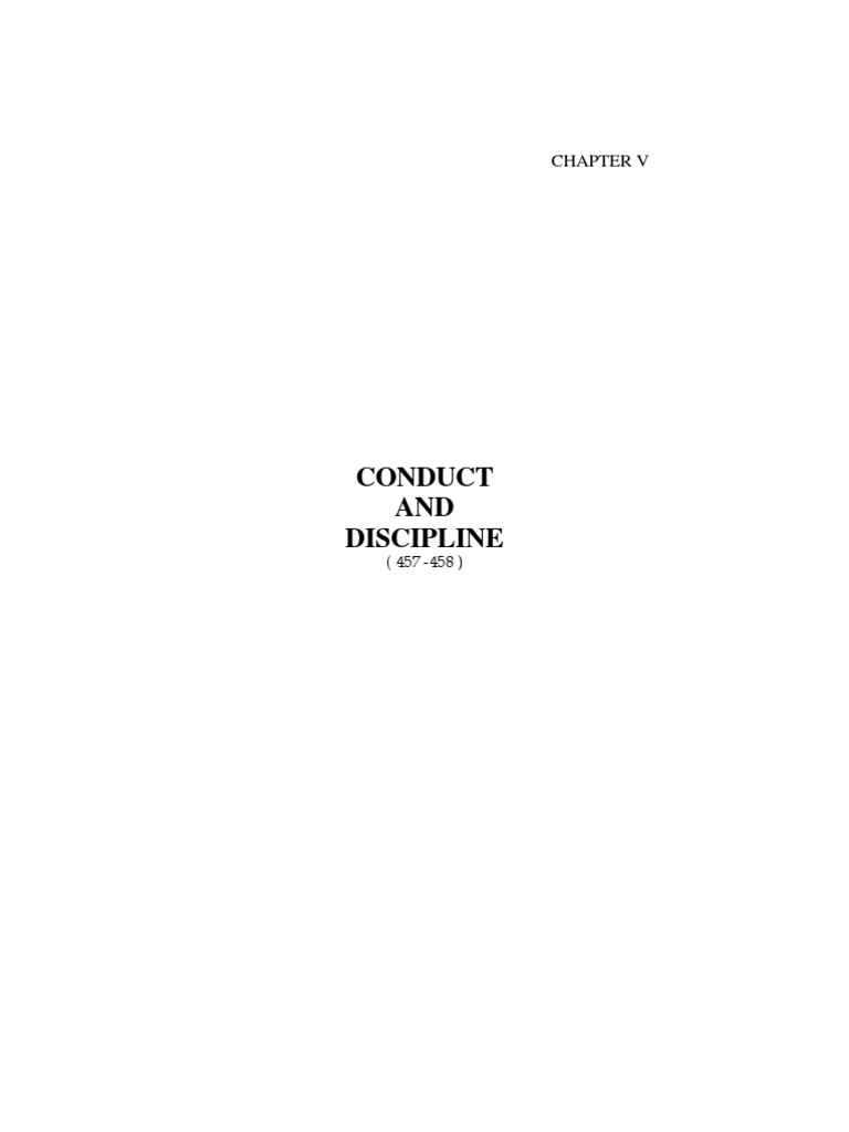 Government of Pakistan-Esta Code-Chapter-5 | PDF | Wife | Government Of ...