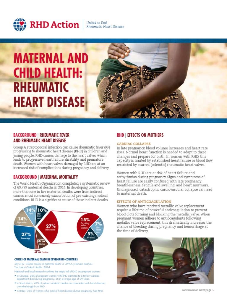 RHD and Maternal and Child Health Connection | PDF | Maternal Death ...
