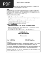 Circulars, Notices, and Memos Explained | PDF | Memorandum | Communication