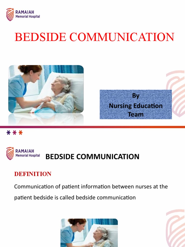 Effective Bedside Communication in Nursing | PDF | Patient | Nursing