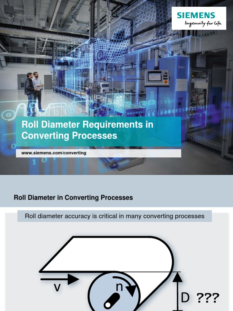 Roll Diameter Requirements in Converting Processes 2802.16.17 29 PDF ...
