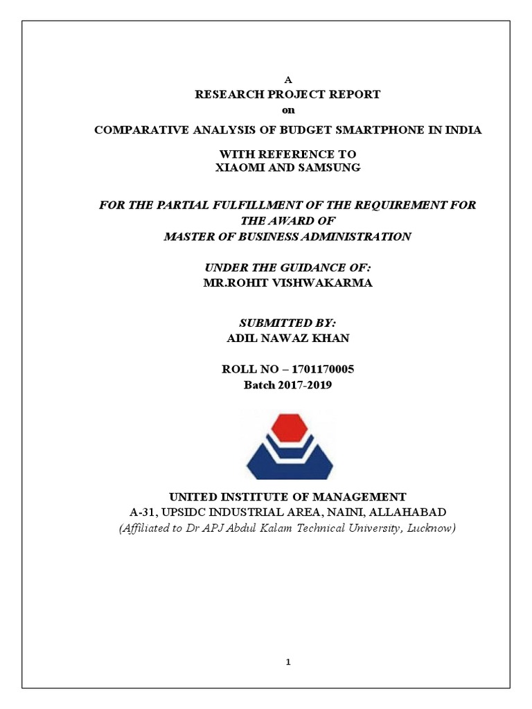 Adil RPR New | PDF | Xiaomi | Electronics