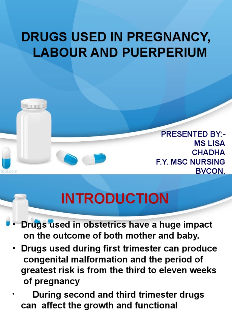 Obstetric Drugs in Pregnancy and Labour | PDF | Childbirth | Pregnancy