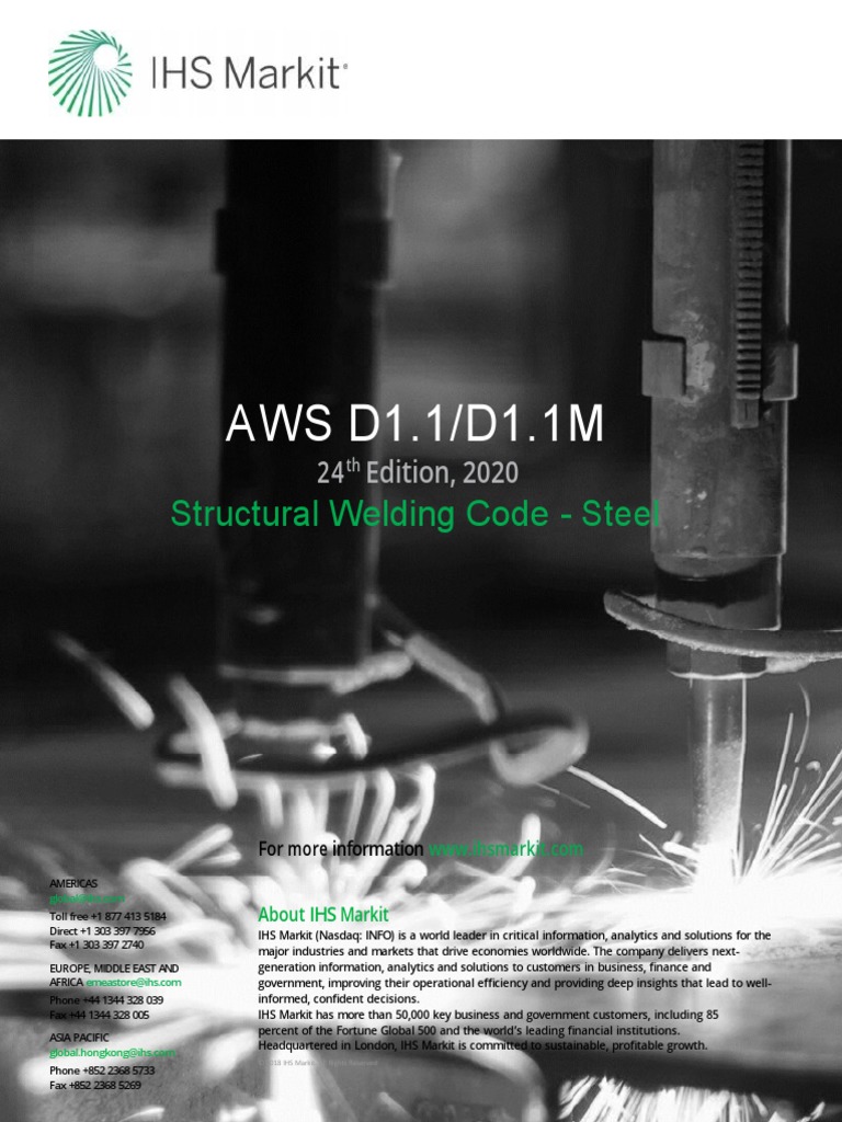 AWS D1.1/D1.1M: Structural Welding Code - Steel | PDF | Economies | Business