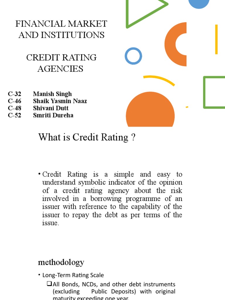 Understanding Credit Ratings and Agencies | PDF | Bond Credit Rating ...