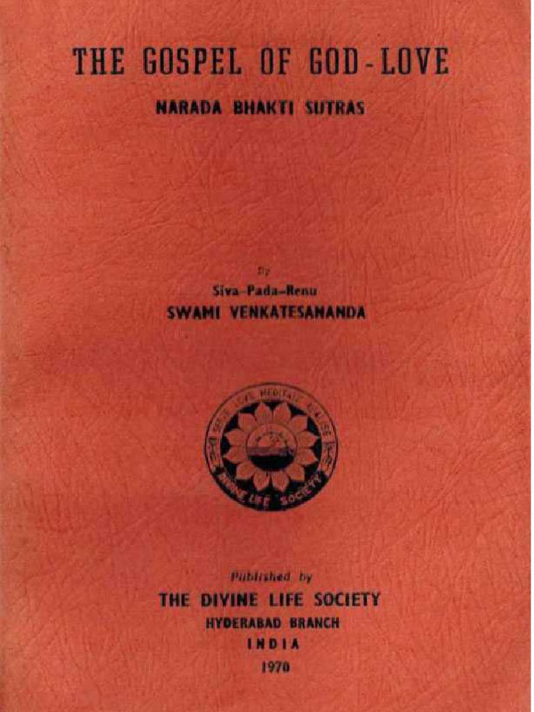 Narada Bhakti Sutras PDF | PDF | Bhakti | Ātman (Hinduism)