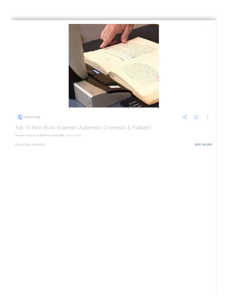 Top 10 Best Book Scanner (Automatic Overhead & Flatbed) : Hereon - Biz ...