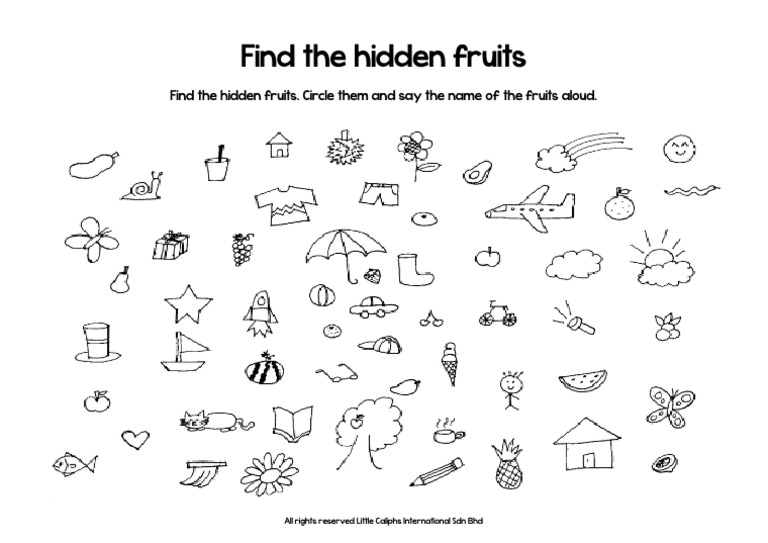 Find The Hidden Fruit | PDF
