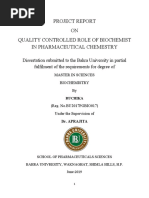B.Pharm Project Topics Overview | PDF | Medicinal Chemistry | Health Care