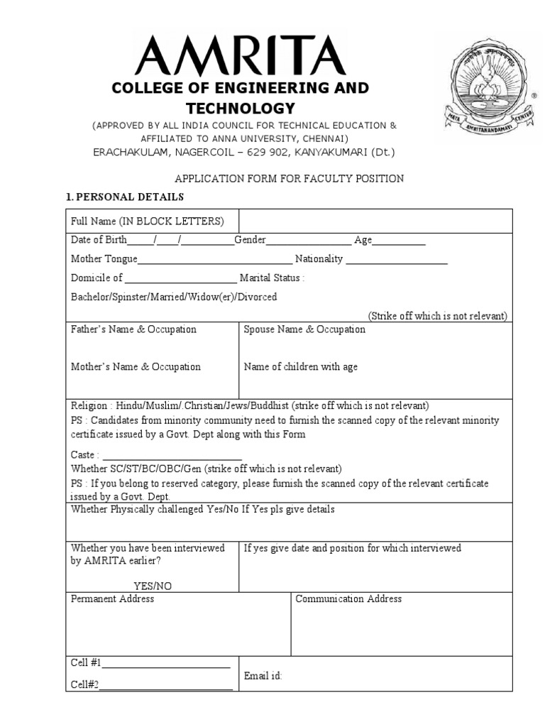 Application ACET | PDF | Doctorate | Learning