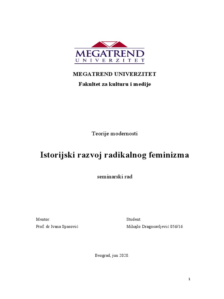 Feminizam | PDF
