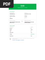 Contoh Receipt GRAB | PDF