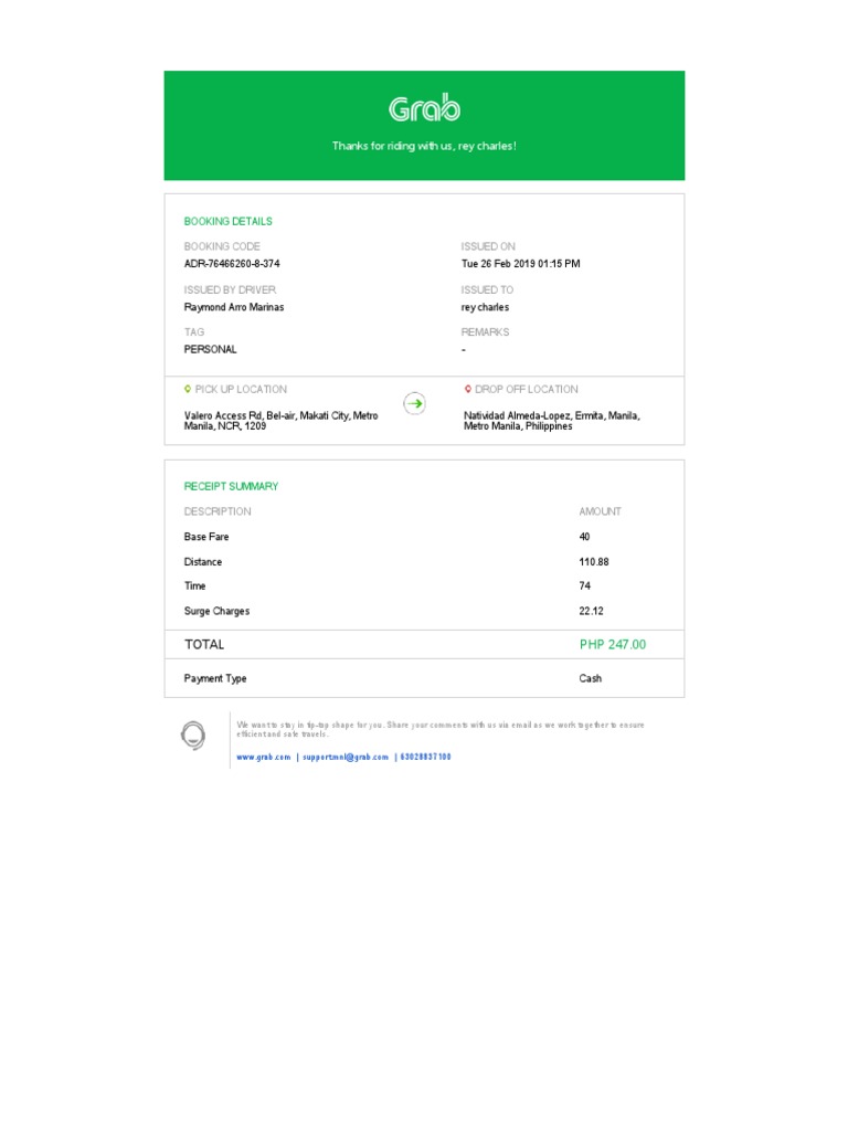 Grab Receipt ADR-76466260-8-374 | PDF