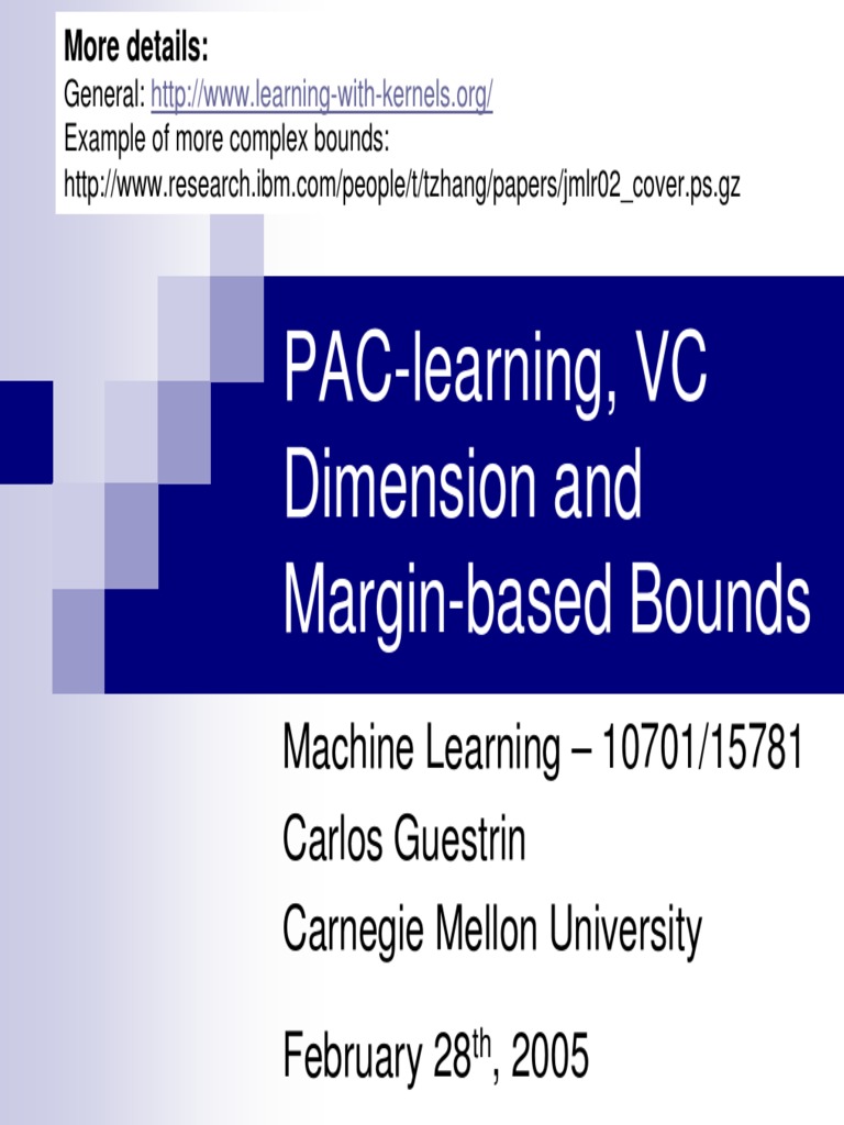 Pac VC PDF | PDF | Statistical Theory | Applied Mathematics