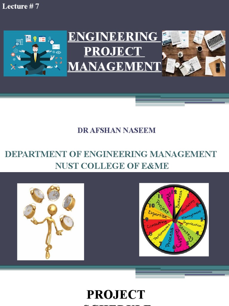 Engineering Project Management: Department of Engineering Management ...
