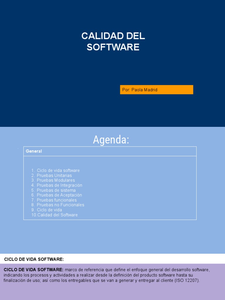Calidad Del Software 2 | PDF | Usabilidad | Pruebas de software