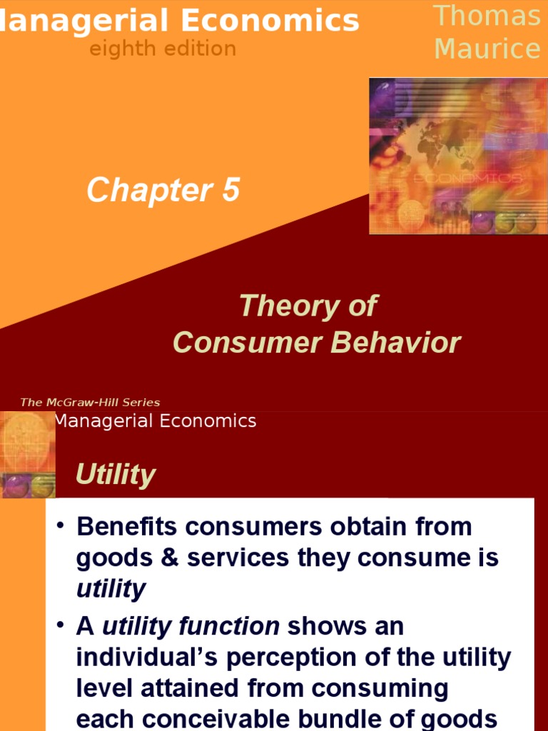 Theory of Consumer Behavior | PDF | Microeconomics | Marketing