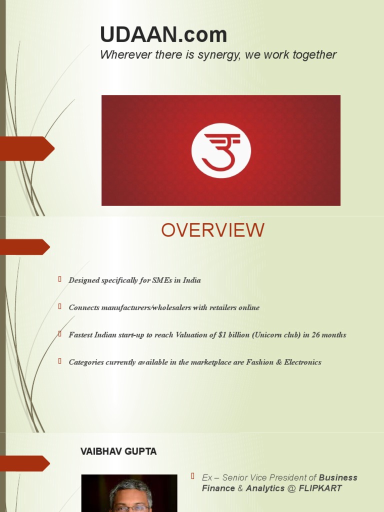 UDAAN - B2B Supply Chain Report