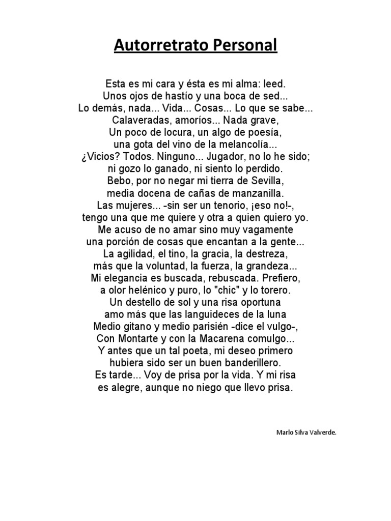 Autorretrato Personal | PDF | Amor | Religión y creencia