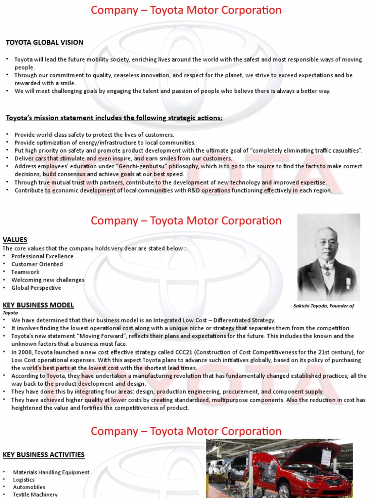 TOYOTA | PDF | Toyota | Goal