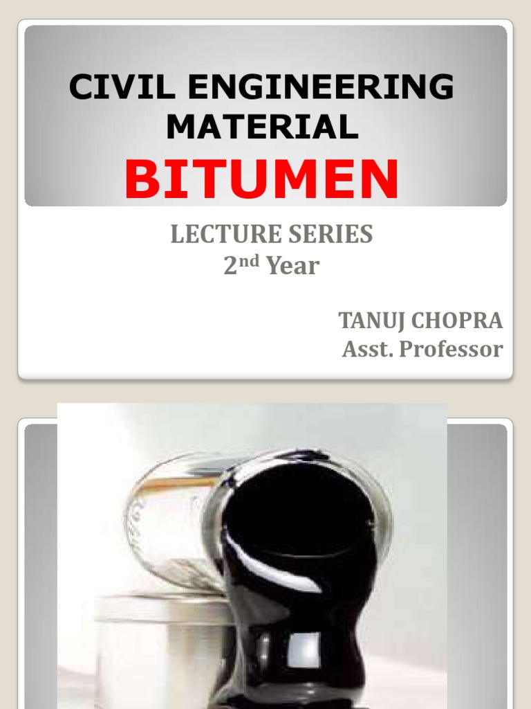 Civil Engineering Material: Bitumen | PDF