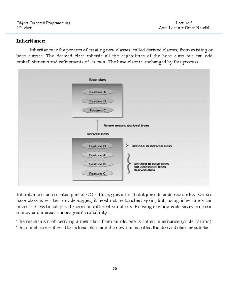 Lecture 5 | PDF | Inheritance (Object Oriented Programming) | Formal Methods