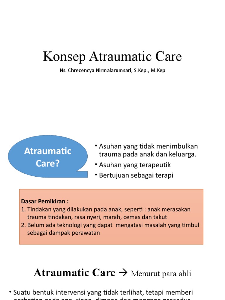 Konsep Atraumatic Care | PDF