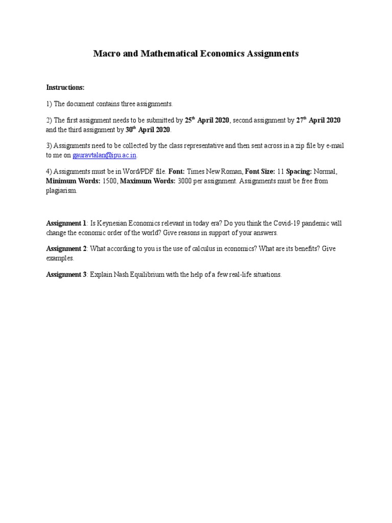 MME Assignments | PDF