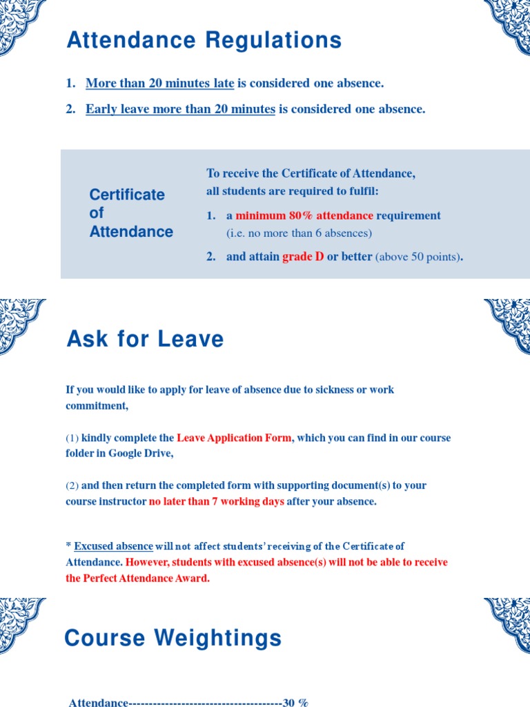 Class Requirement | PDF | Test (Assessment) | Educational Assessment ...