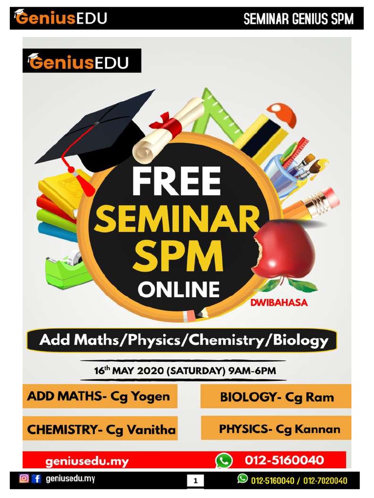 Nota Geniusedu Seminar SPM | PDF | Electrolyte | Anode