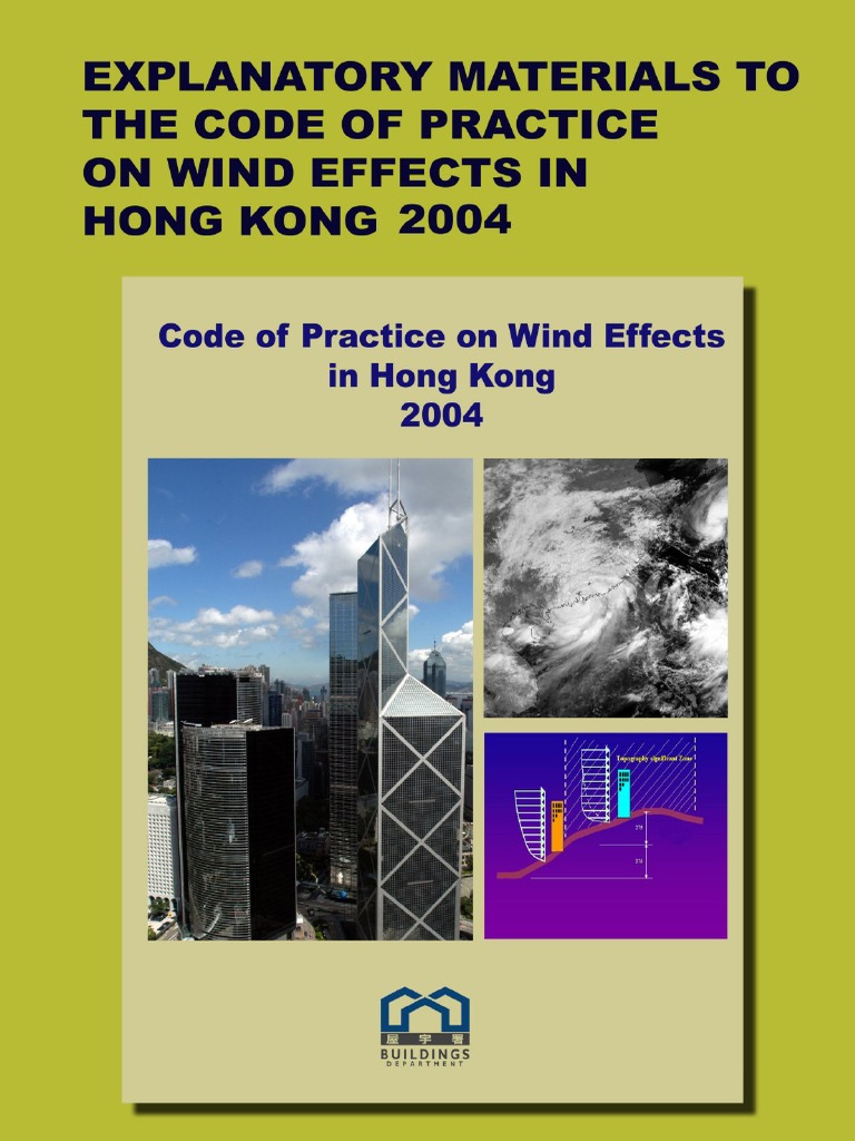 Explanatory Materials For Hong Kong Wind Code 2004 PDF | Download Free ...