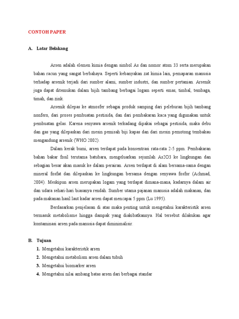 Contoh Paper | PDF