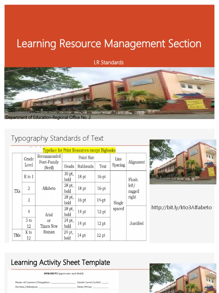 Learning Resource Management Section: LR Standards | PDF