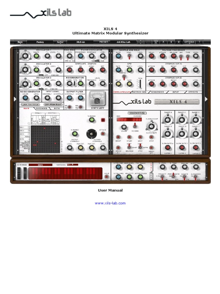 Xils 4 Ultimate Matrix Modular Synthesizer | PDF | Synthesizer | Computing