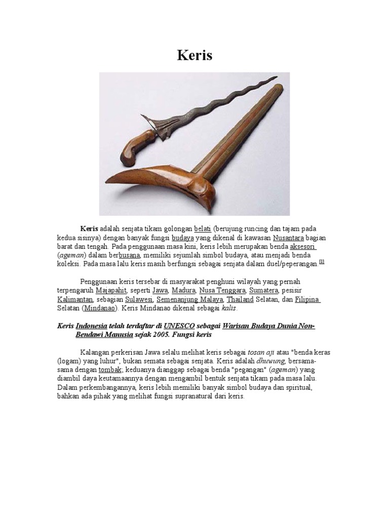 Keris | PDF