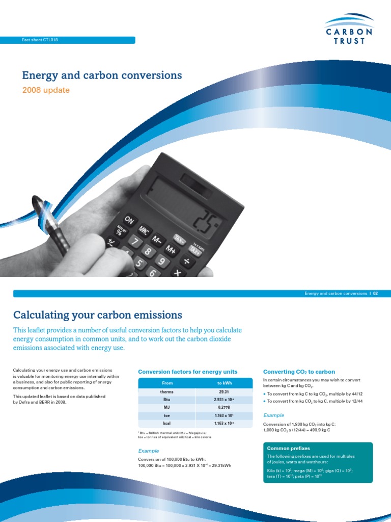 Energy Carbon Conversions | PDF | Fuels | Liquefied Petroleum Gas