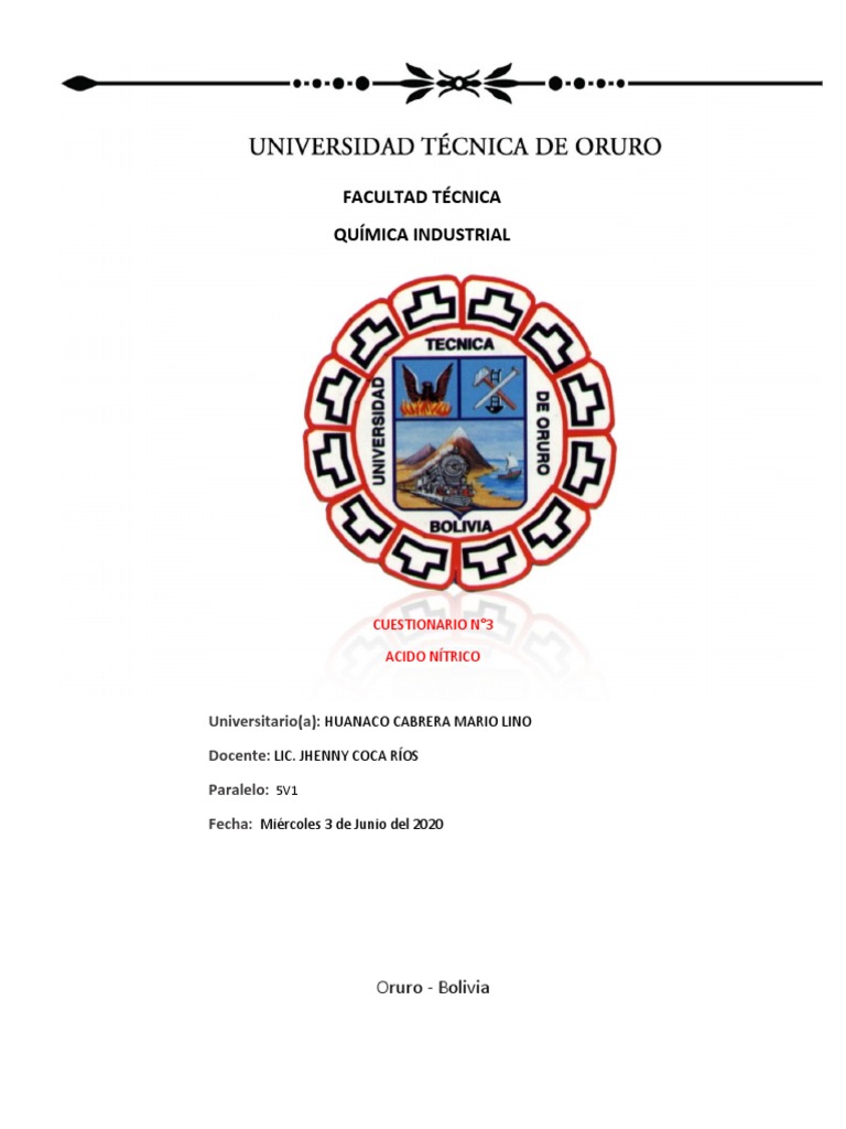 Carátula UTO | PDF