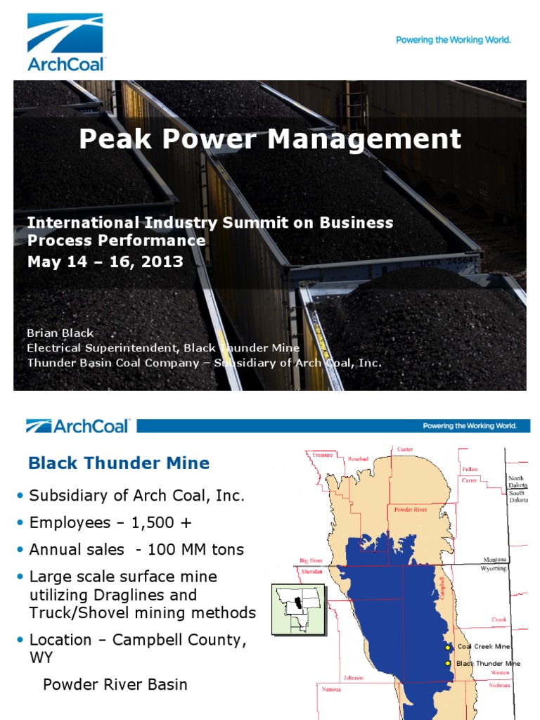 Peak Power Managment | PDF | Kilowatt Hour | Mining