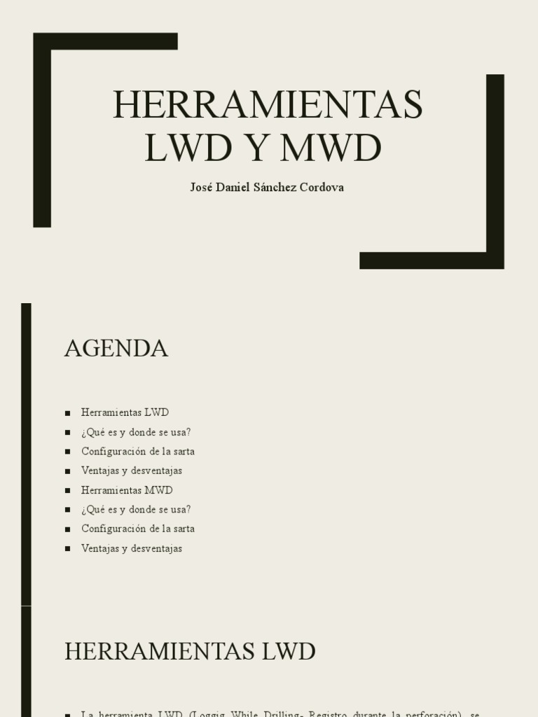 Herramientas LWD y MWD JDSC | PDF | Herramientas | Informática y ...