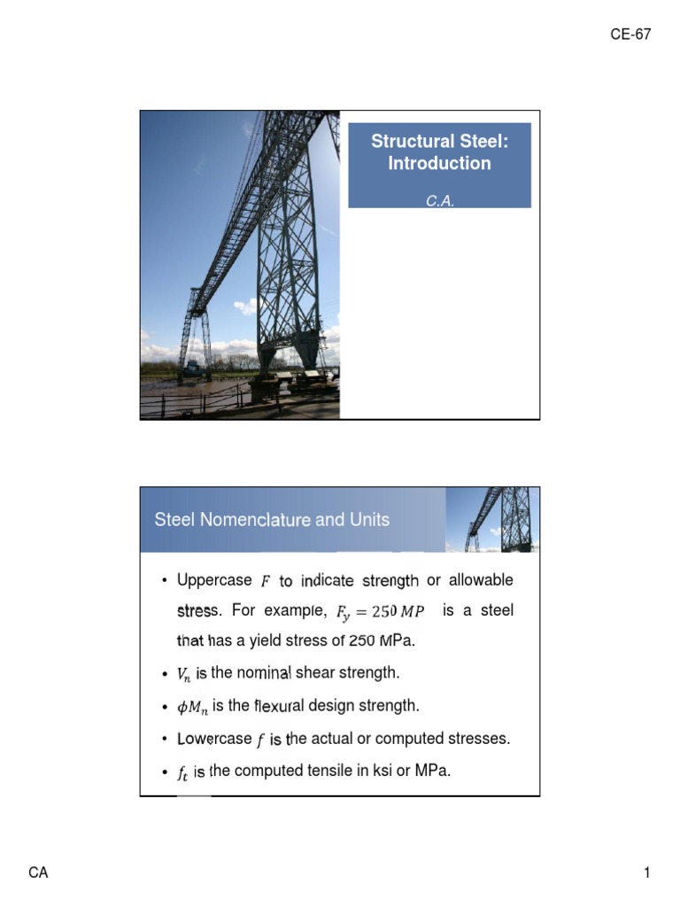 Structural Steel Guide for Engineers | PDF | Strength Of Materials ...